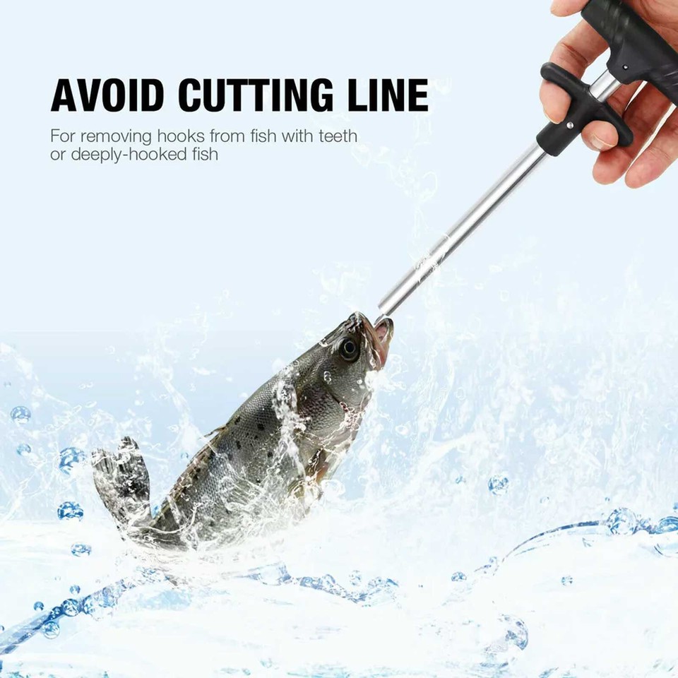 Fish Hook REMOVER Puller Detacher T-Handle Extractor Fishing Tackle ...