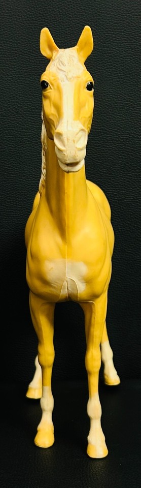 Lot of 3x Vintage Louis Marx Plastic Horse Toys with Accessories | eBay