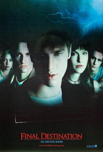 NEW Final Destination Movie Poster Print Canvas FREE SHIPPING 2000's ...