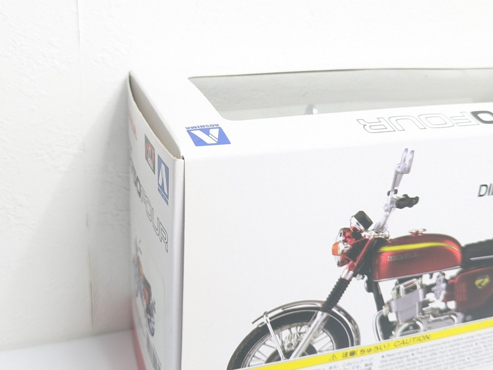 Aoshima 1/12 Honda CB750 FOUR K0 Candy Gold Motorcycle Diecast Model 7 ...