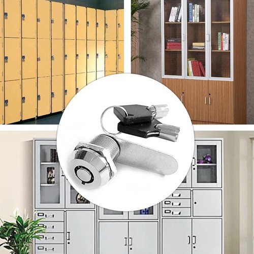 Mailbox Lock Cam Lock Cylinder Cabinet Locker Bright Chrome Single ...