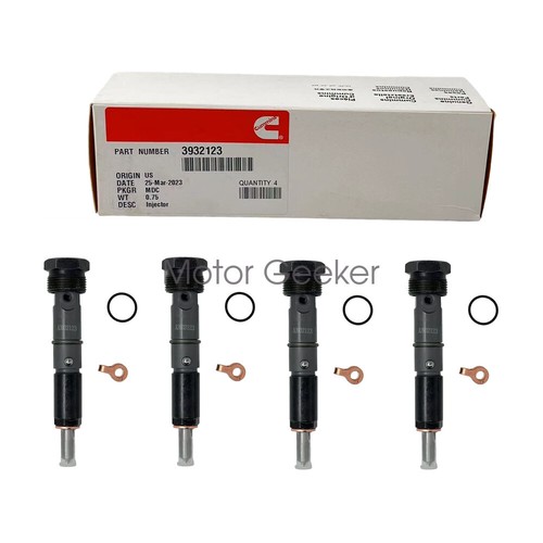 4x OEM 3802338 3802677 Fuel Injector For Cummins 4BT Diesel Engine ...