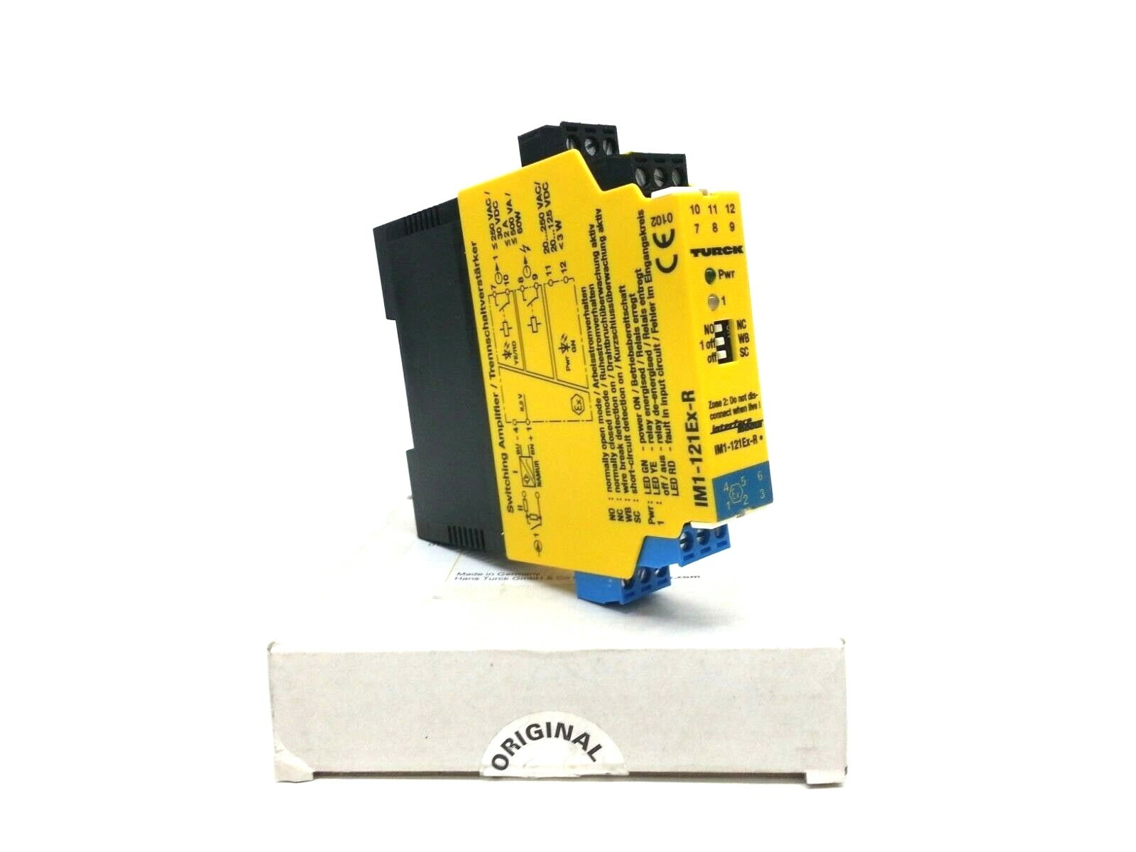 Turck Im1-121ex-r Switching Amplifier 125/250 VAC 60 W 2 a for sale ...