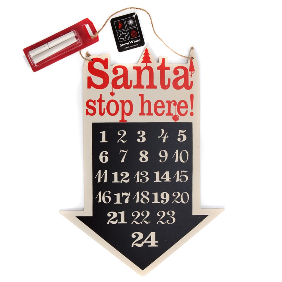 Advent Countdown Calendar Santa Christmas Decoration Stocking Xmas ...