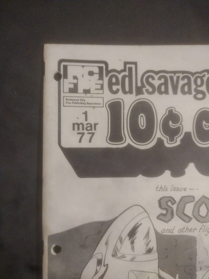 Ed Savage's 10 Cent Comics #1 1977 EXTREMELY RARE Fanzine!!! RCFPE ...