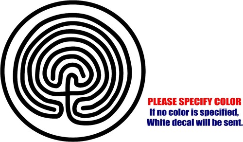 Wiccan Protection Symbol Funny Vinyl Decal Sticker Car Window Bumper ...