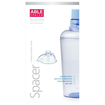 Able Spacer Silver Ion Anti-Bacterial with Small Whistle Mask BPA Free ...