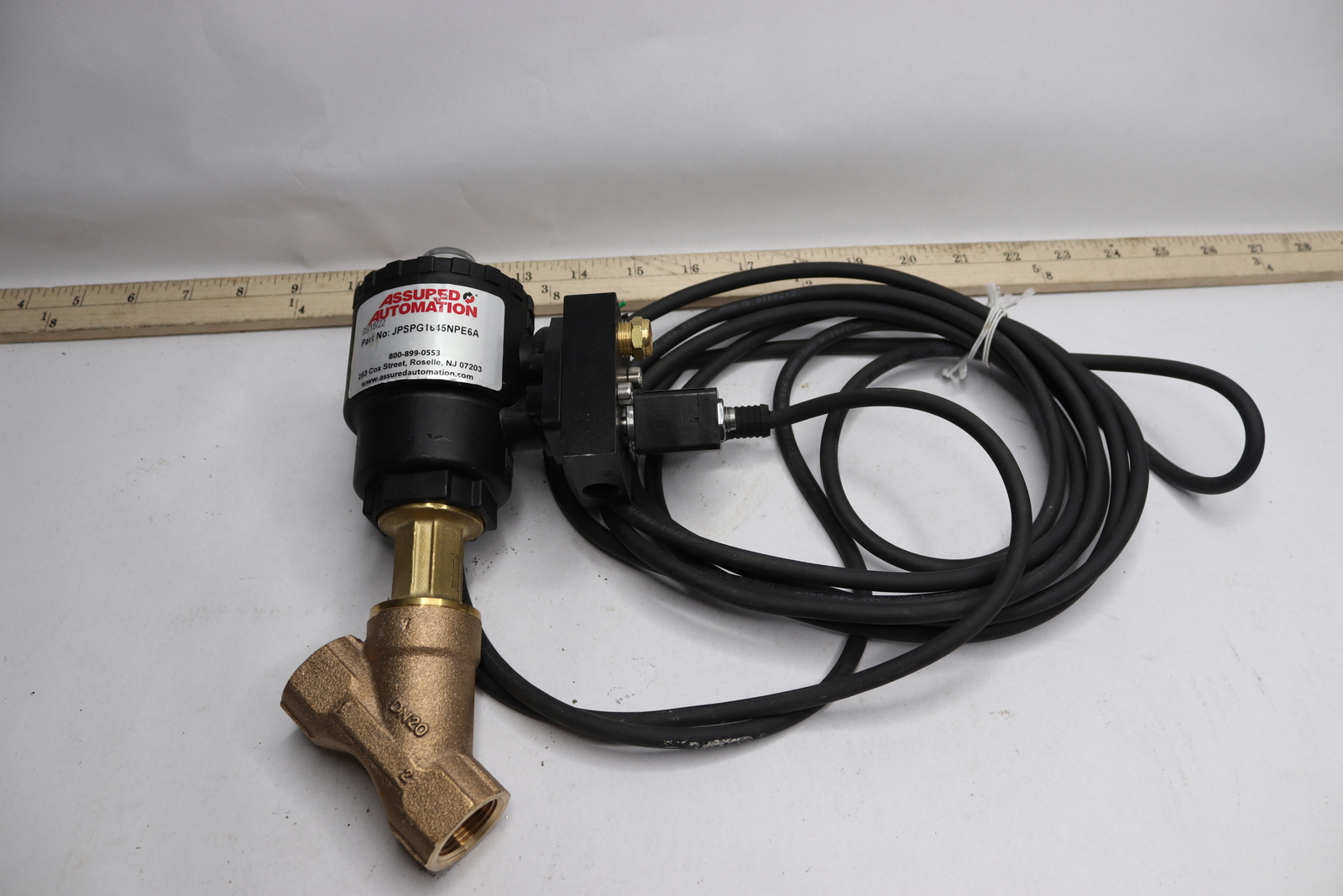 Assured Automation Angle Body Valves w/ Pneumatic Actuator 1/8" -Not ...
