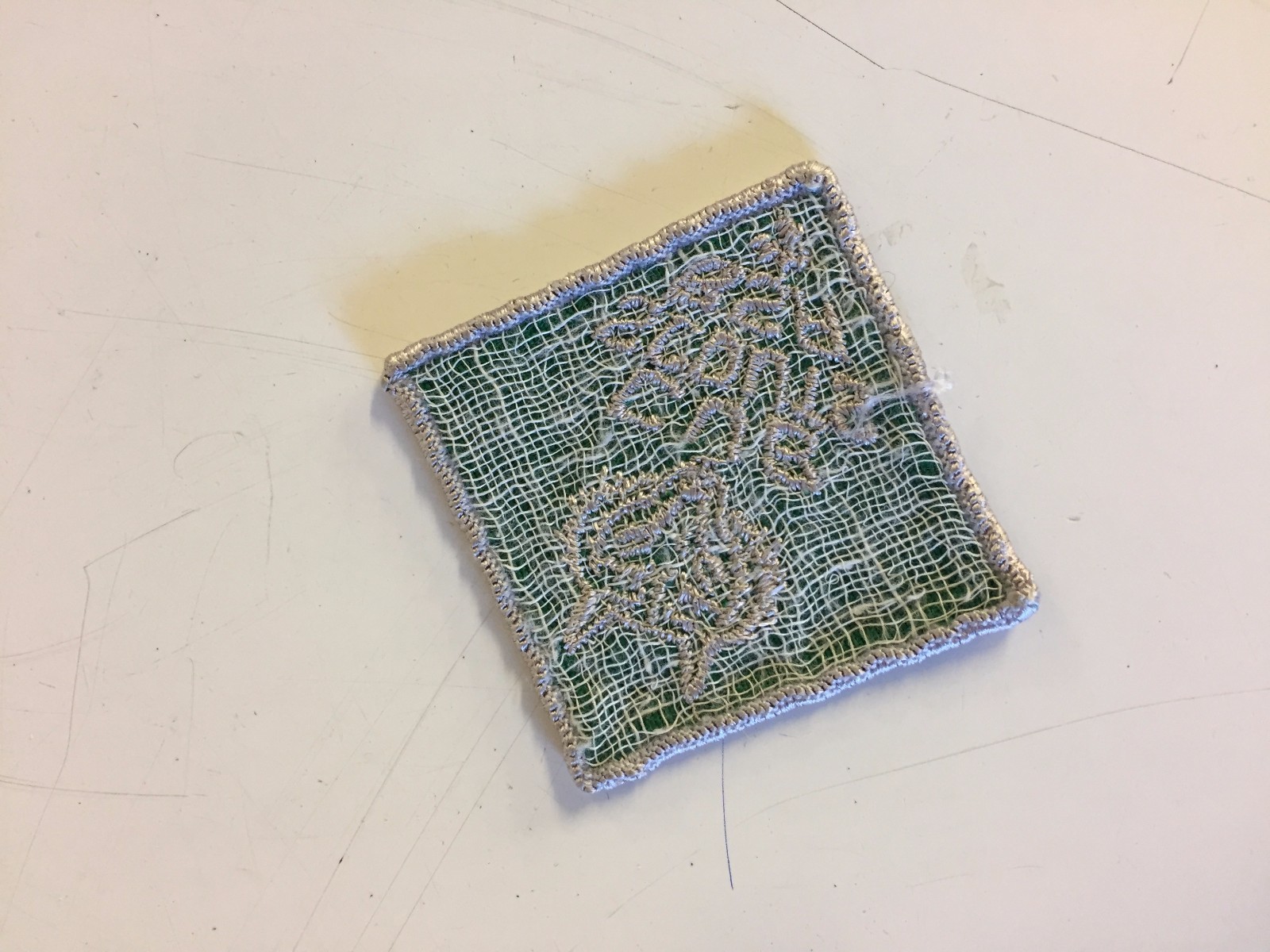 Vintage Boy Scouts Of America Green Diamond Patch Wolf BSA Paw Survival ...