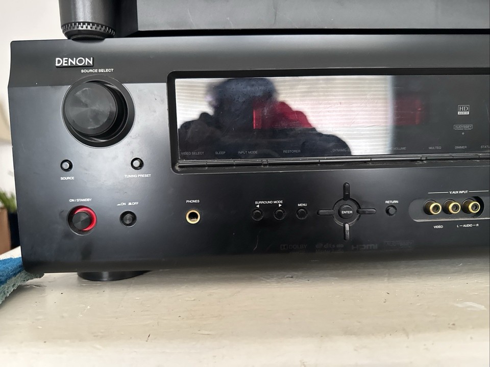 Denon AVR-590 - 5.1 Ch HDMI Home Theater Surround Sound Receiver Stereo ...