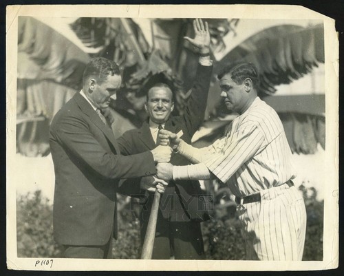 1924 Babe Ruth & Walter Johnson "The Greatest Baseball Players Ever ...