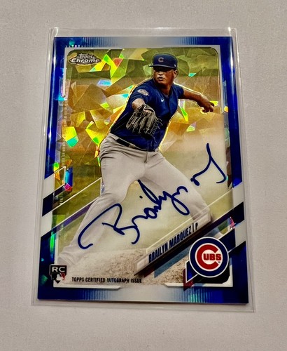 2021 Topps Chrome Sapphire Edition Brailyn Marquez #RA-BM Rookie RC ...
