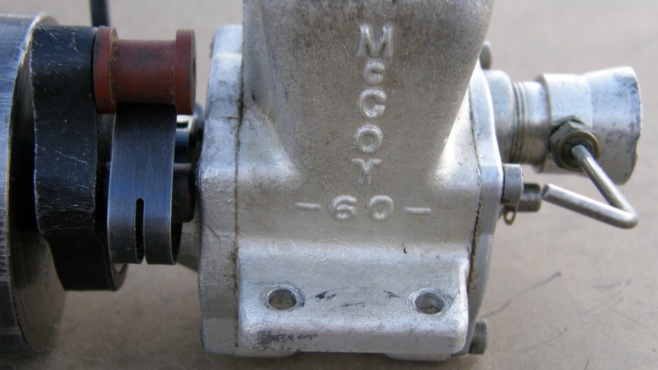 McCoy .60 Red Head Spark Ignition Gas/Nitro Engine McCoy Invader Tether ...