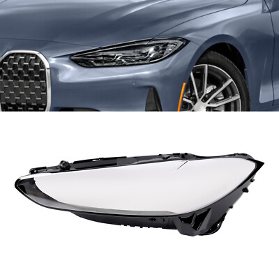 Fit BMW 4-Series M4 i4 2021-2024 Left Side Headlight Clear Lens Cover ...
