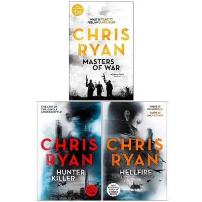 Danny Black Thriller Series Chris Ryan 3 Books Collection Set Masters ...