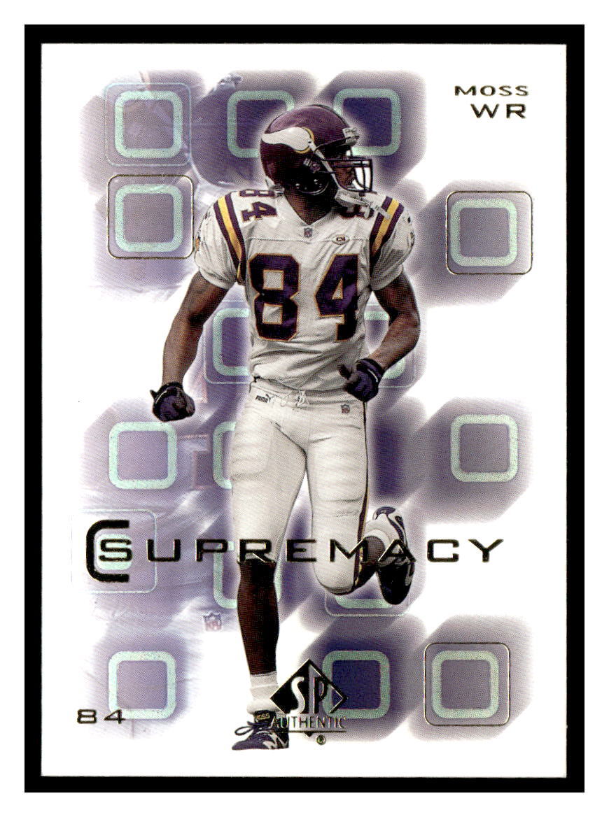 Randy Moss 2000 SP Authentic S7 Supremacy | eBay