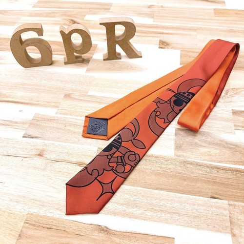 Genuine BANDAI One Piece 15th Limited Necktie Nami Mikan Skull Orange x ...