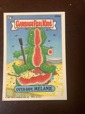 1987 Topps Garbage Pail Kids GPK Original Series 10 OVER RIPE MELANIE ...