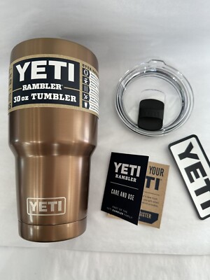 Original Yeti Rambler 30oz Tumbler with Magslider Lid - Copper Limited ...