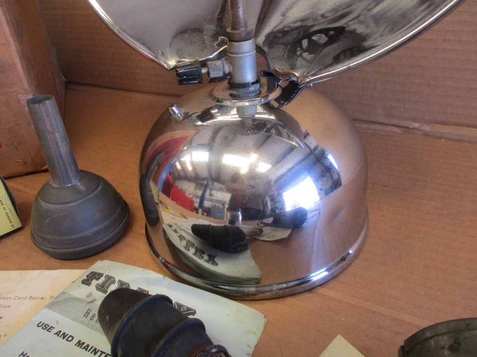 Vintage Tilley R1 Gas Kerosene Lamp & Radiator Heater In Box Camping | eBay