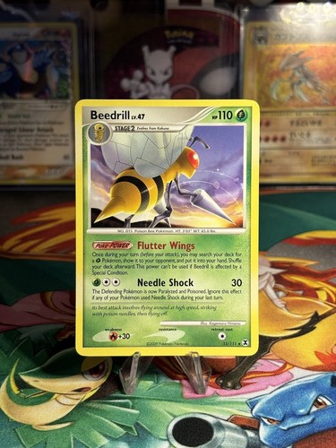 Pokemon TCG Beedrill Lv.47 Platinum Rising Rivals 15/111 Regular Rare ...