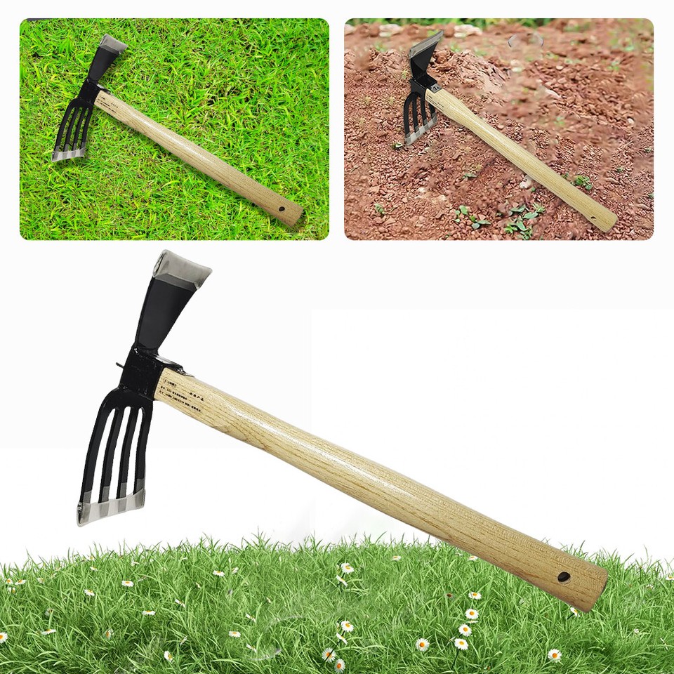 Hand Cultivator Garden Hand Rake Tool Dual-purpose Hoe Garden Hand Hoe ...