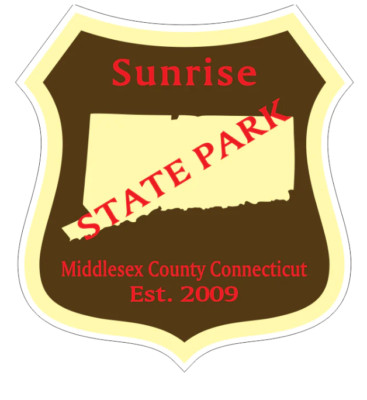 7" sunrise connecticut state park bumper sticker decal usa made | eBay