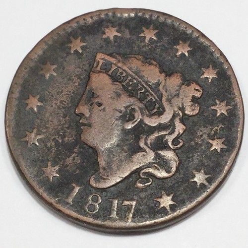 1817 Coronet Head Large Cent Beautiful Coin Rare Date | eBay