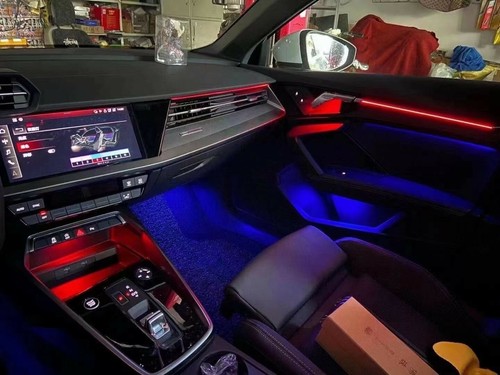 30 color Illuminated Retrofit LED ambient light For Audi A3 S3 RS3 8Y ...