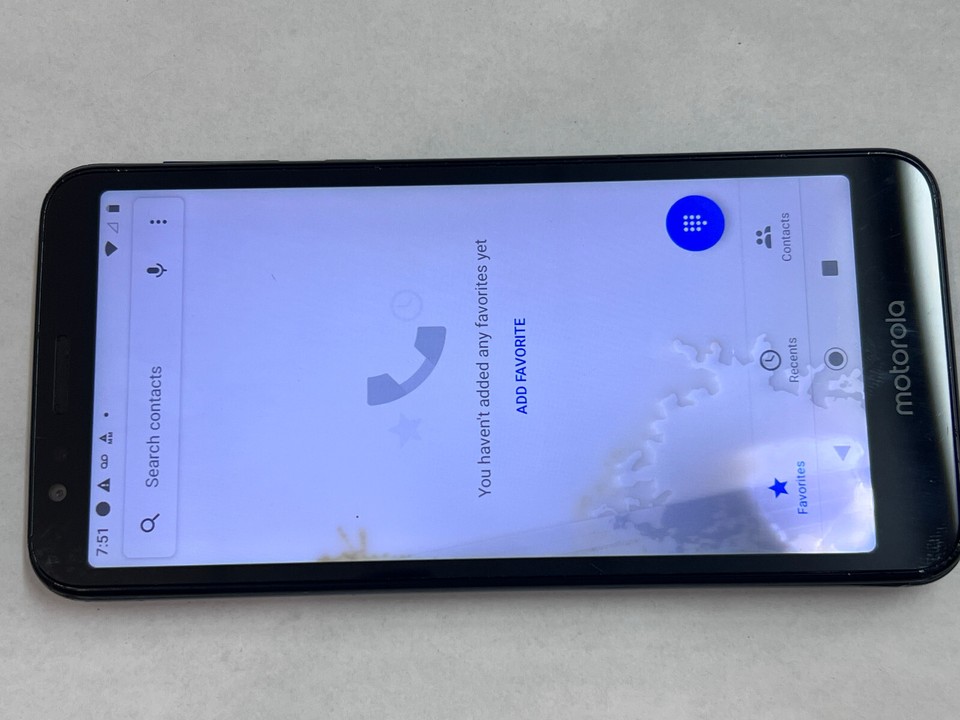 T-Mobile Motorola Moto E6 XT2005-3 4G LTE Smart Phone *SPOT IN LCD ...