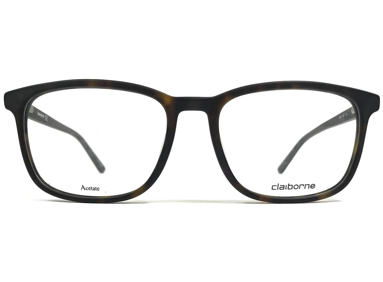 Claiborne Eyeglasses Frames CB320 HGC Matte Tortoise Square Full Rim 55 ...