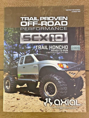 Axial SCX10 Trail Honcho RTR Manual AX90022-I001 Free ship NIB OEM | eBay