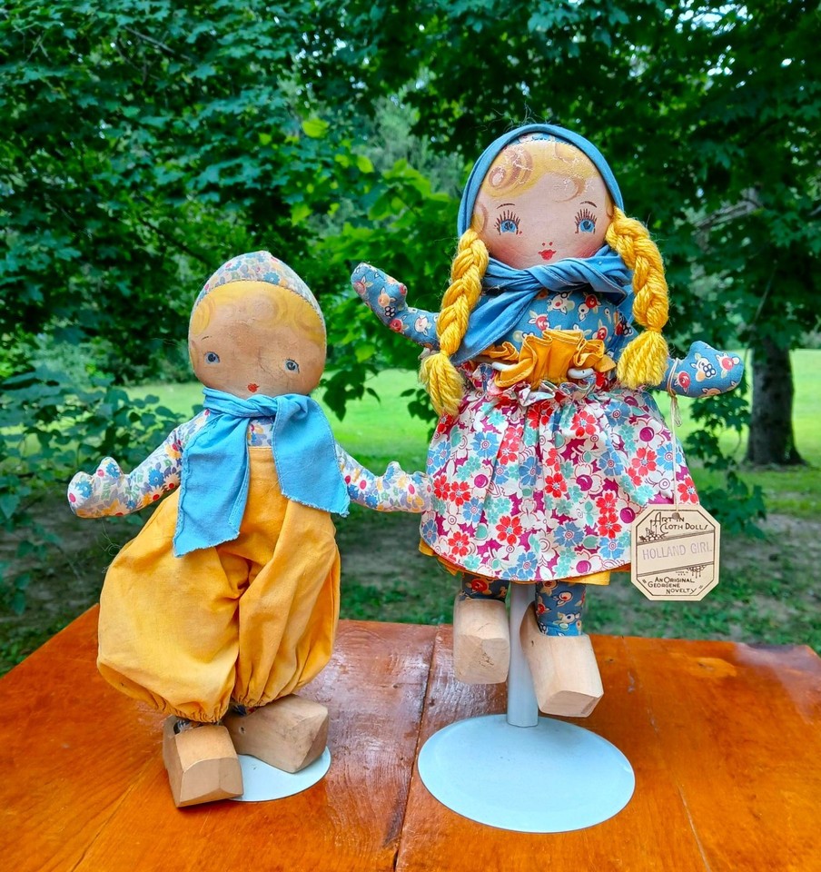 GEORGENE DOLLS, ANTIQUE/VINTAGE, DUTCH BOY & GIRL, SWEET CONDITION | eBay