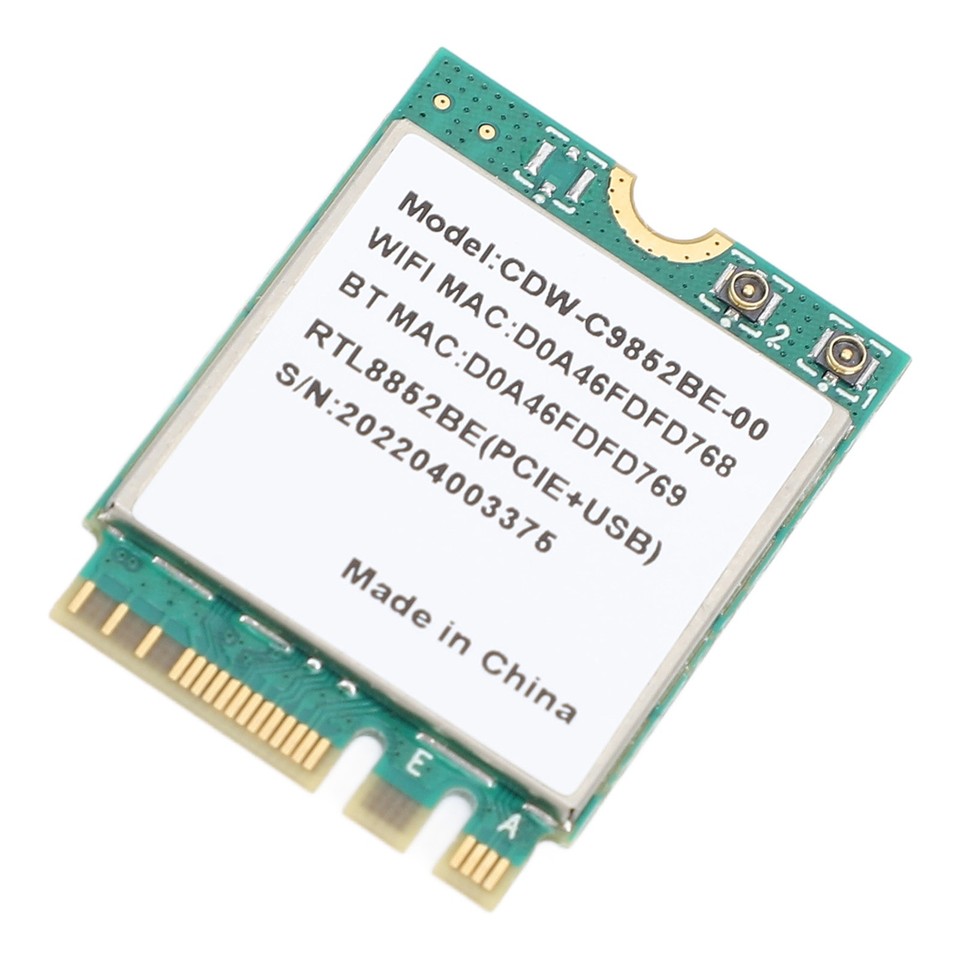 RTL8852BE Wireless Network Card 5.2 1800Mbps Support MU MIMO 2.4Gh SG ...