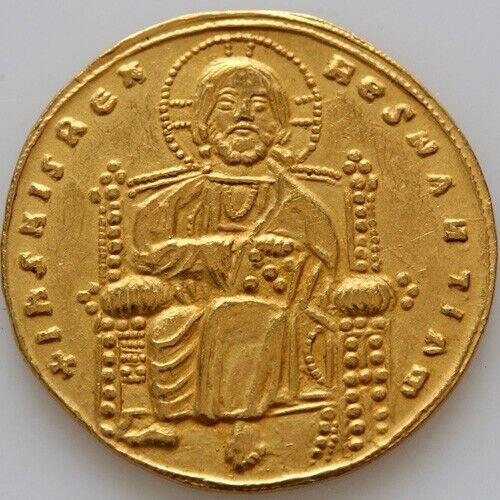 Byzantine coin, gold Histamenon nomisma, Romanus III Argyrus ...