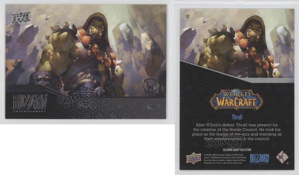 2023 Upper Deck Blizzard Legacy Collection Thrall #82 07mp | eBay