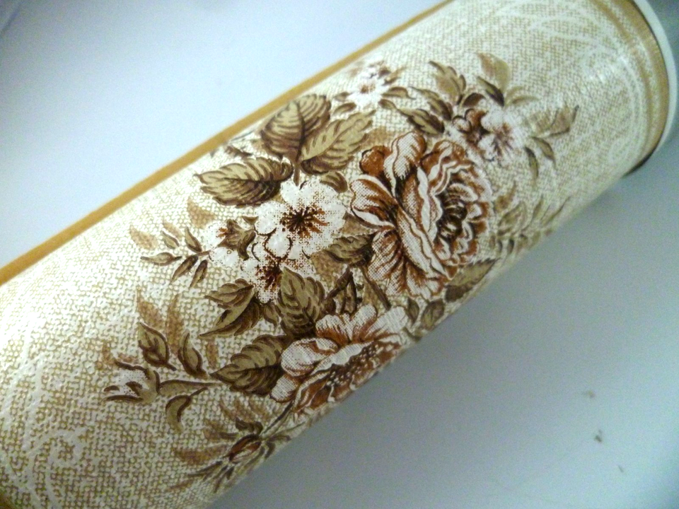 Lot 3 Roll Norwall Signature Wallpaper Wall Covering Floral Vinyl ...
