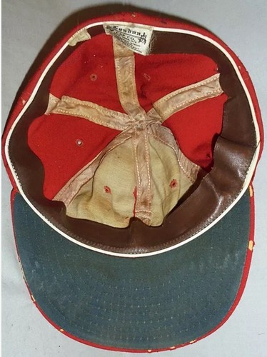 Cincinnati Reds Hall Of Fame Red Lucas Lot Game Used Worn Hat Signed ...