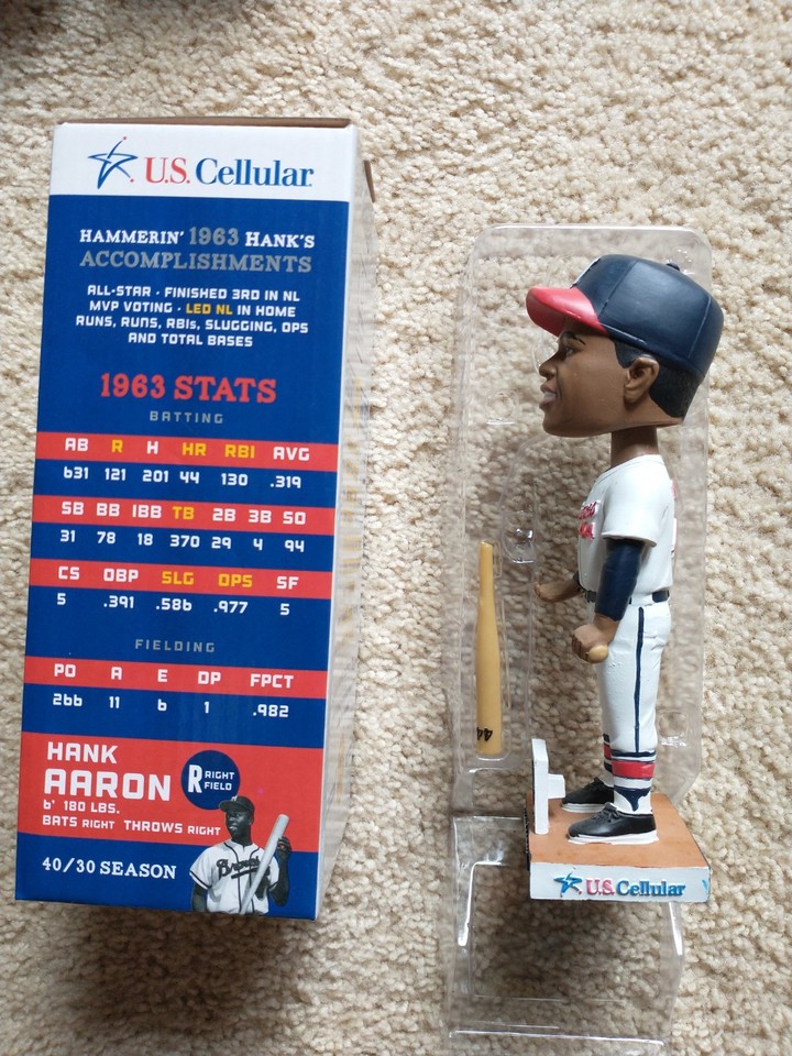 MILWAUKEE BREWERS BOBBLEHEAD LOT HANK AARON ROBIN YOUNT UECKER MOLITOR ...