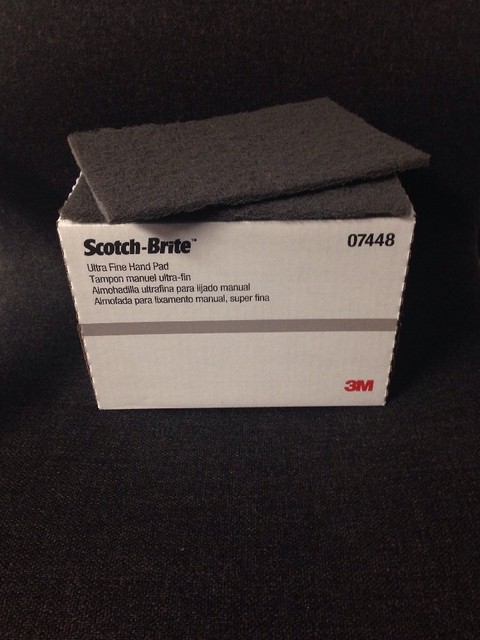 3M 07448 Hand Pads Scotch Brite Ultra Fine Pad - Gray for sale online ...