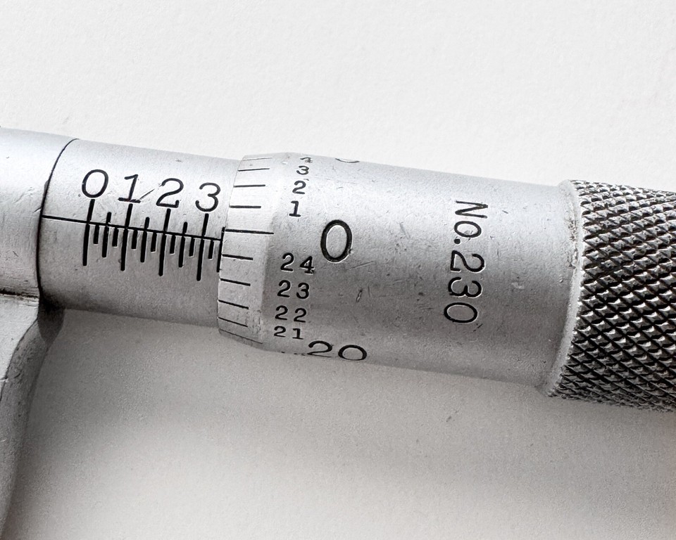 Starrett No. 230 micrometer, 0-1" .0001" USA | eBay