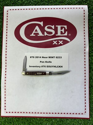 #76 2014 Near Mint 6233 Case Pen knife | eBay