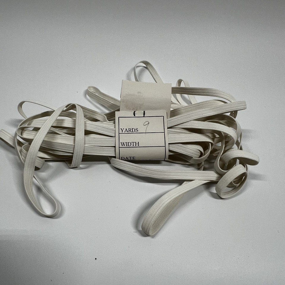 Assorted Sewing Supplies Cotton Fabric Trim Edging, 2 Elastic, Cording Vintage | eBay