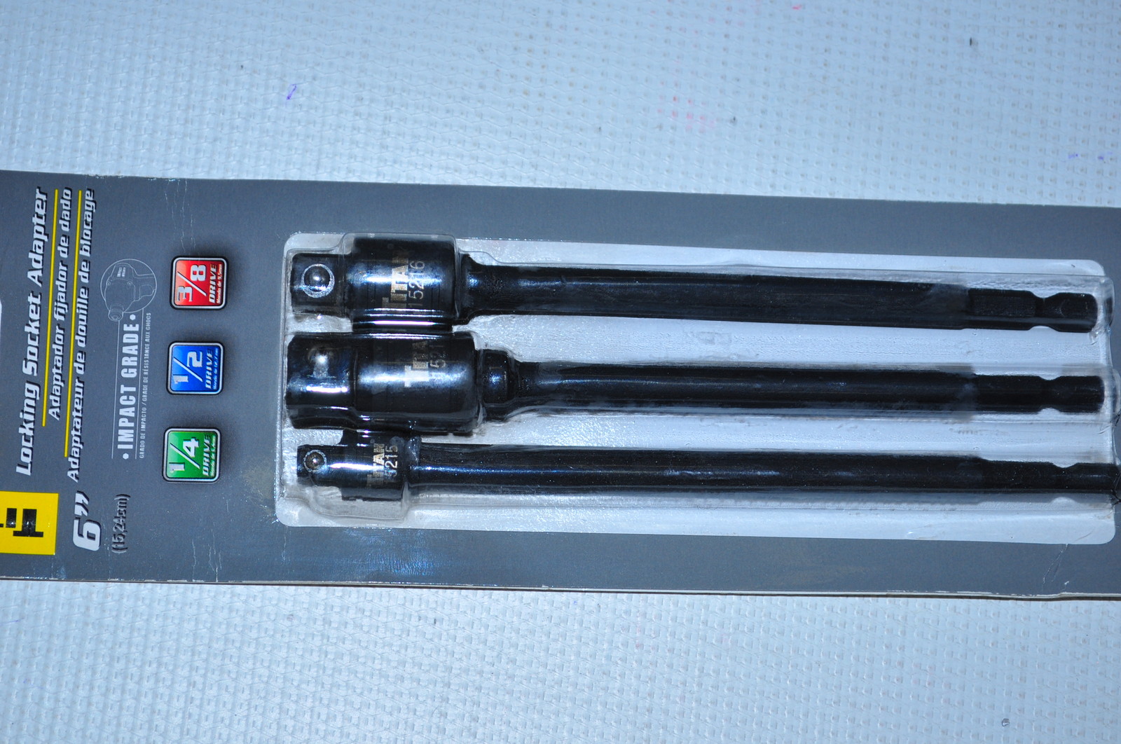 3 PIECES 6" LOCKING SOCKET ADAPTER EXTENSION SET TIT15214 BRAND NEW! | eBay