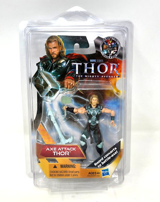 Marvel Studios THOR Axe Attack 3.75" Action Figure Mighty Avenger 2011 ...