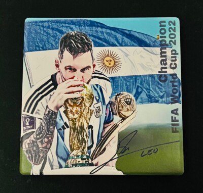 Magic Moments World Cup Champion Argentina Lionel Messi Ceramic Tile ...