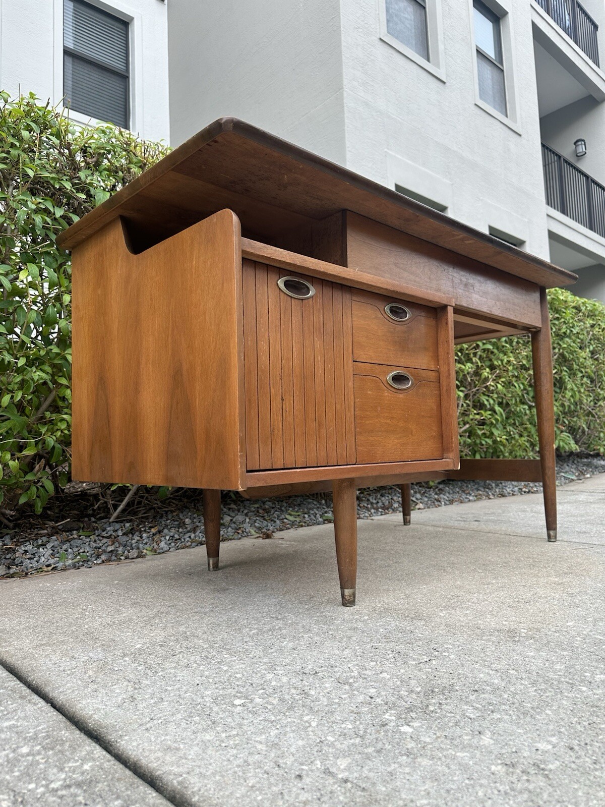 Vintage floating Desk Hooker Mainline Mid-century Modern | eBay
