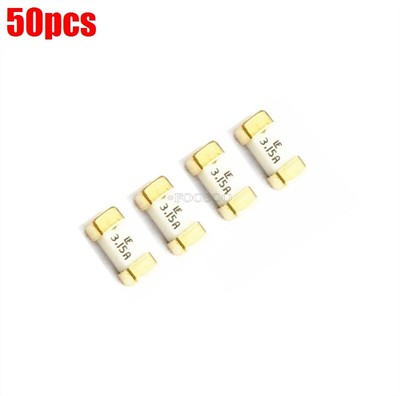 50Pcs Littelfuse Fast Acting Smd Smt Fuse 1808 3.15A 125V Rohs uc | eBay