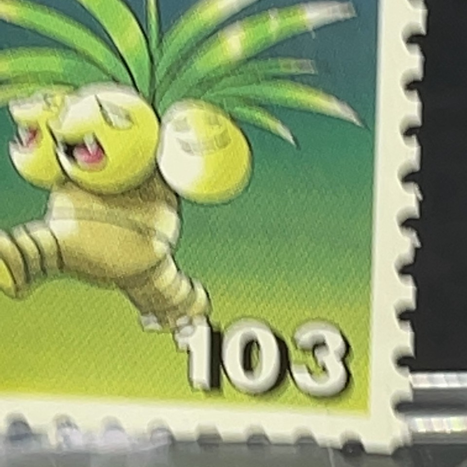 Exeggutor Pokemon Stamp Mini Card Vintage TCG 1998 Shogakukan Nintendo ...