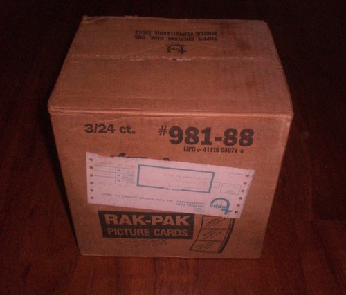 1988 TOPPS BASEBALL RAK-PAK RACK PACK CASE | eBay